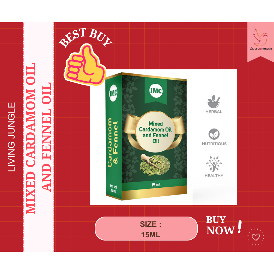 IMC Mixed Cardamom Oil and Fennel Oil Campuran Minyak Kardamom dan ...