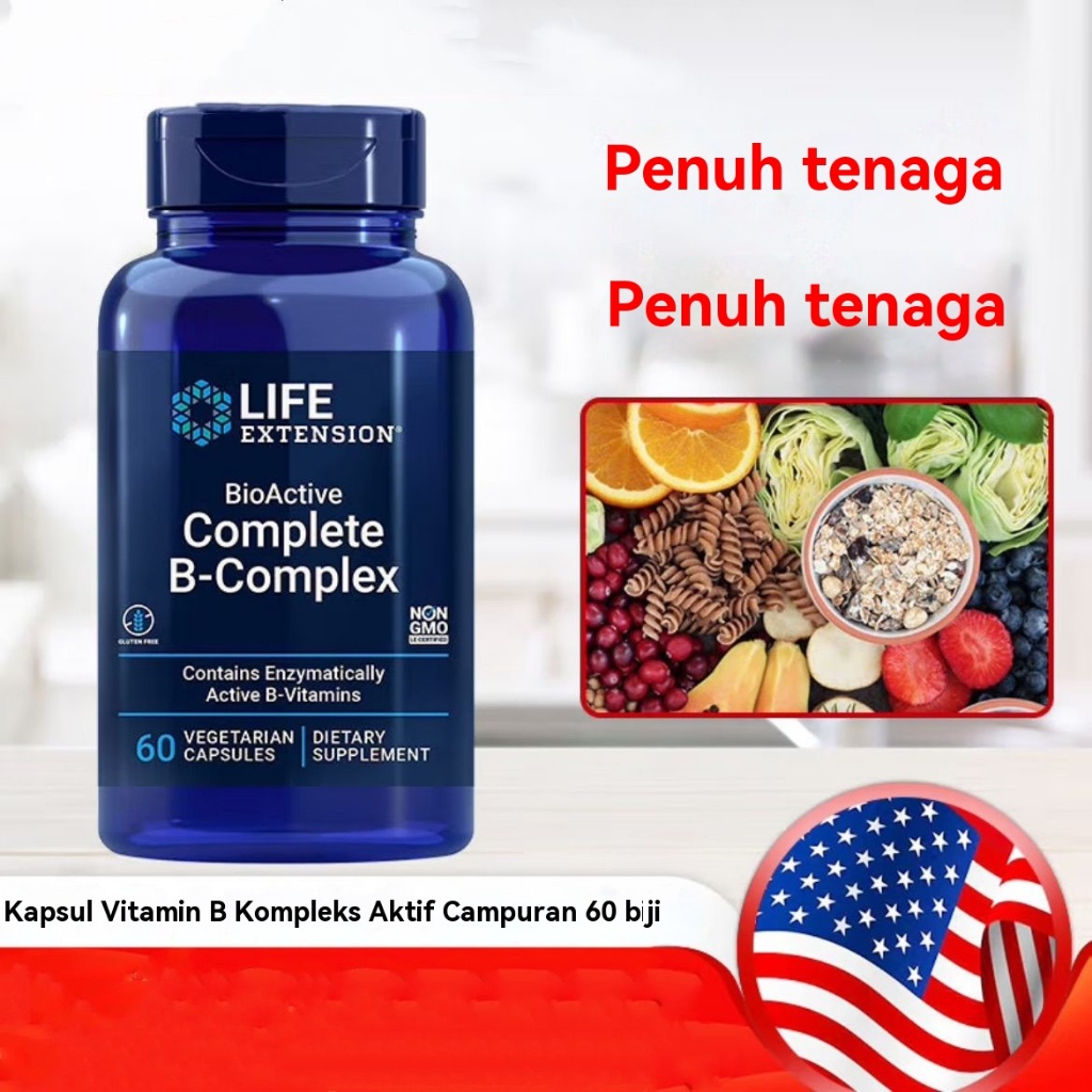 Life Extension BioActive B-Complex | Good Absorption Of Vitamin B ...