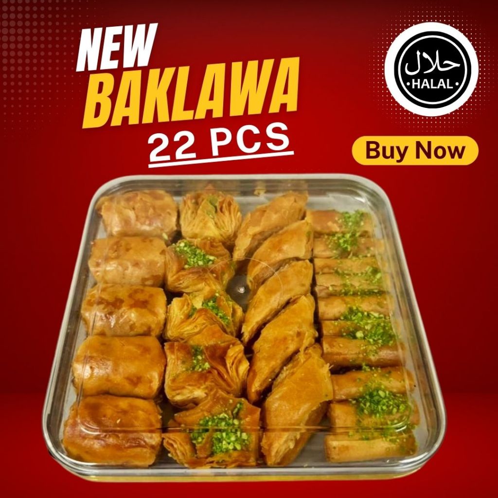 Trending Baklawa Box 22pcs Assorted Arabic Sweets Freshly Made Premium ...