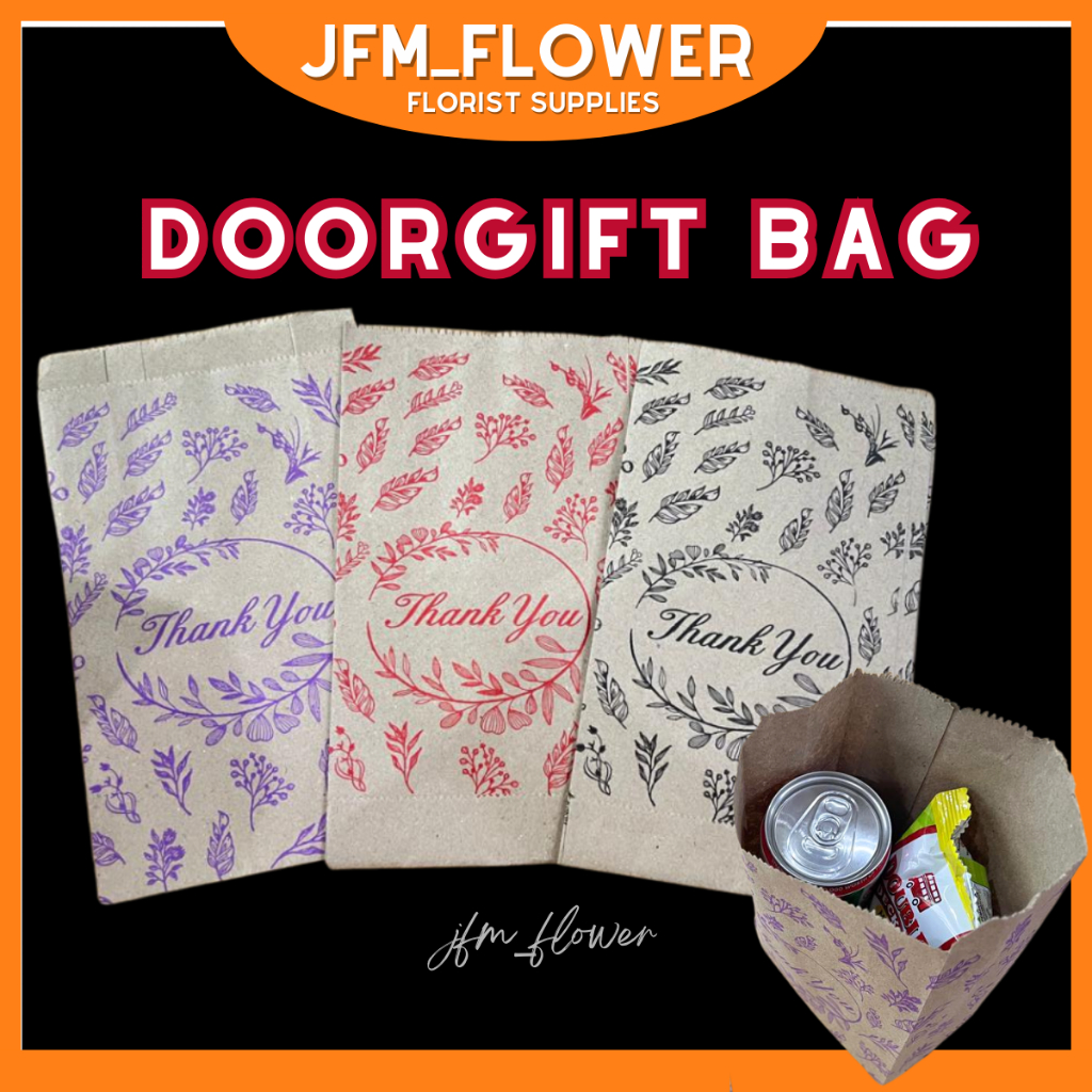 [RM8.50/PKT] +-100PCS Brown Paper Doorgift Bag/ Beg Kertas Coklat ...
