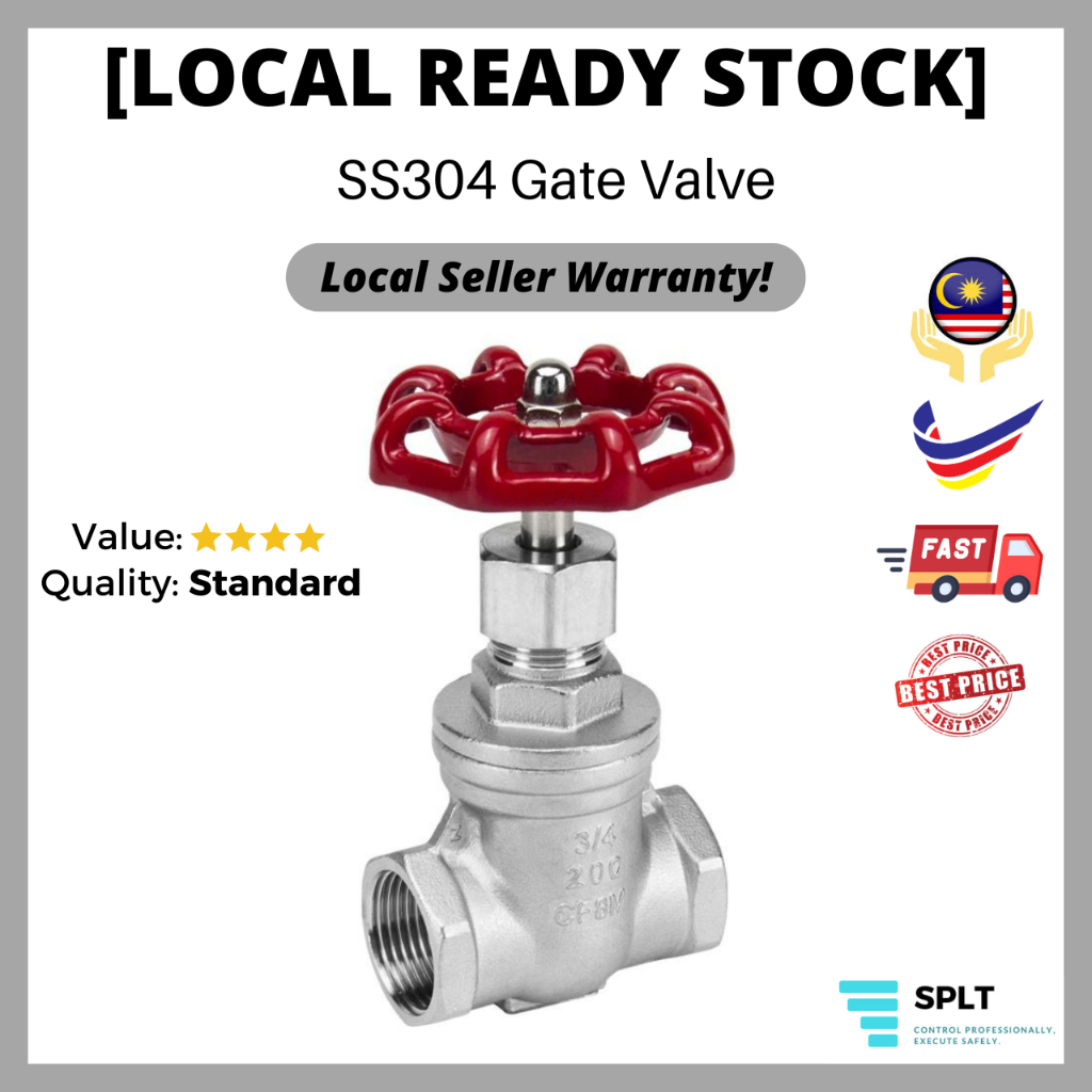 Stainless Steel 304 PN16 Gate Valve | Shopee Malaysia