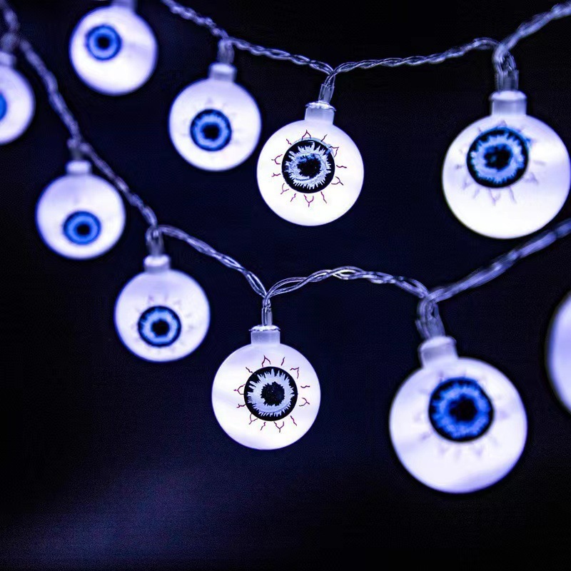 1.5m Halloween [Eyeball] String Light Decoration Battery Operated ...