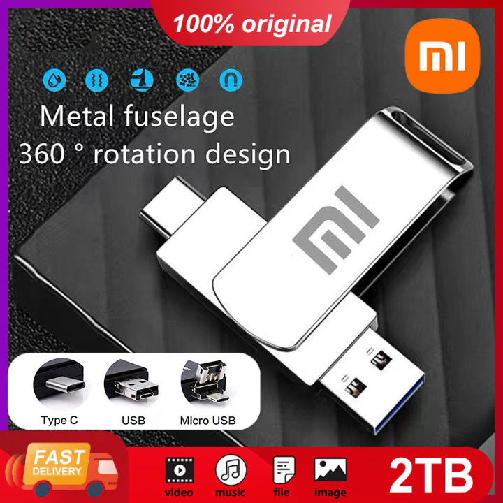 Mi 2TB OTG 3-in-1 USB Micro Type-c Flash Drive 1TB 512GB 256GB 128GB ...