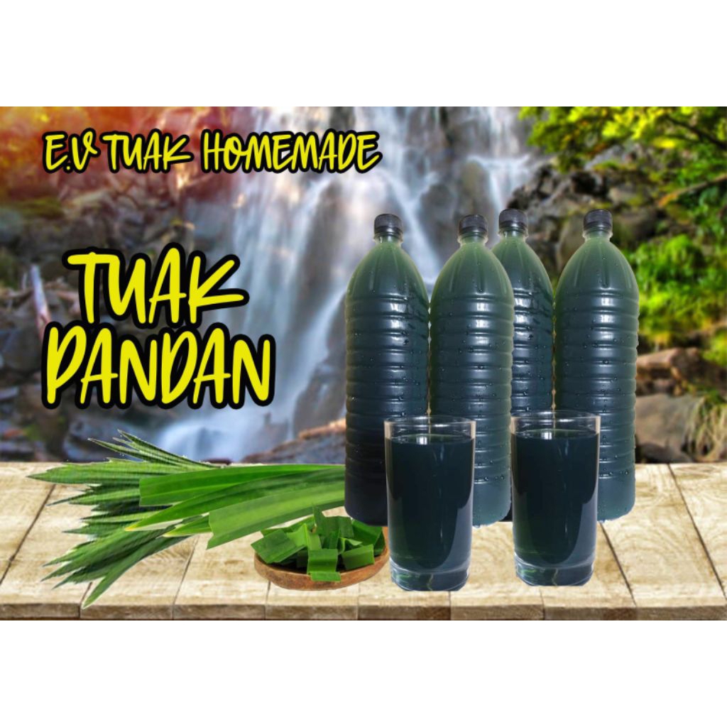 air tuak sarawak original(PERISA PANDAN PADU).1.5LiTER | Shopee Malaysia