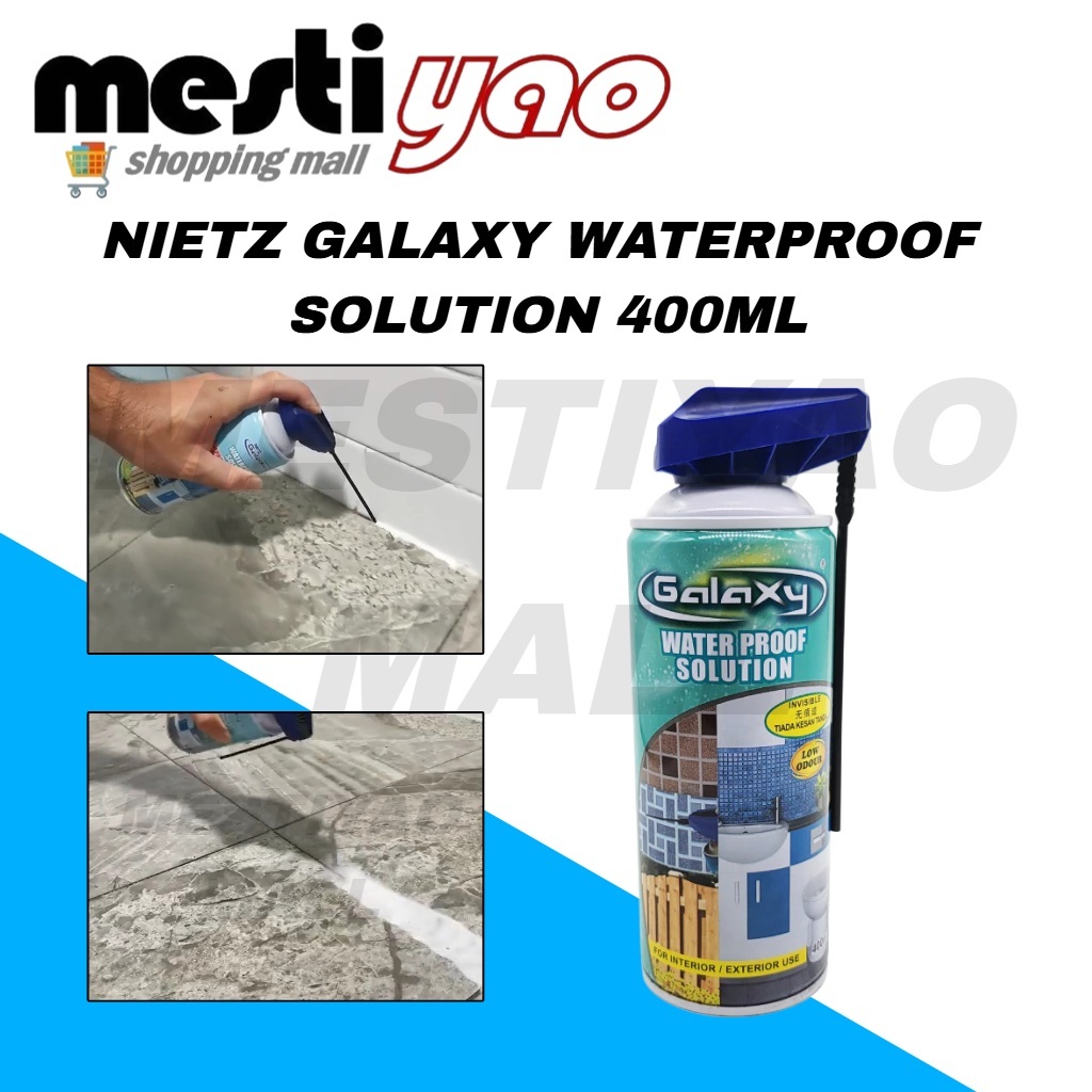 Nietz Galaxy Waterproof Solution 400ml/Penyembur Larutan Kalis Air ...