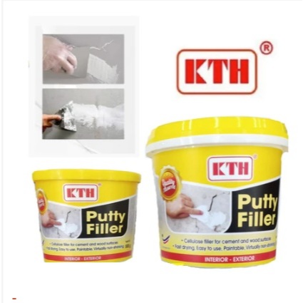 KTH 500g/1.5kg Putty Filler Filling Cracks and Holes Skim Instant Filla ...