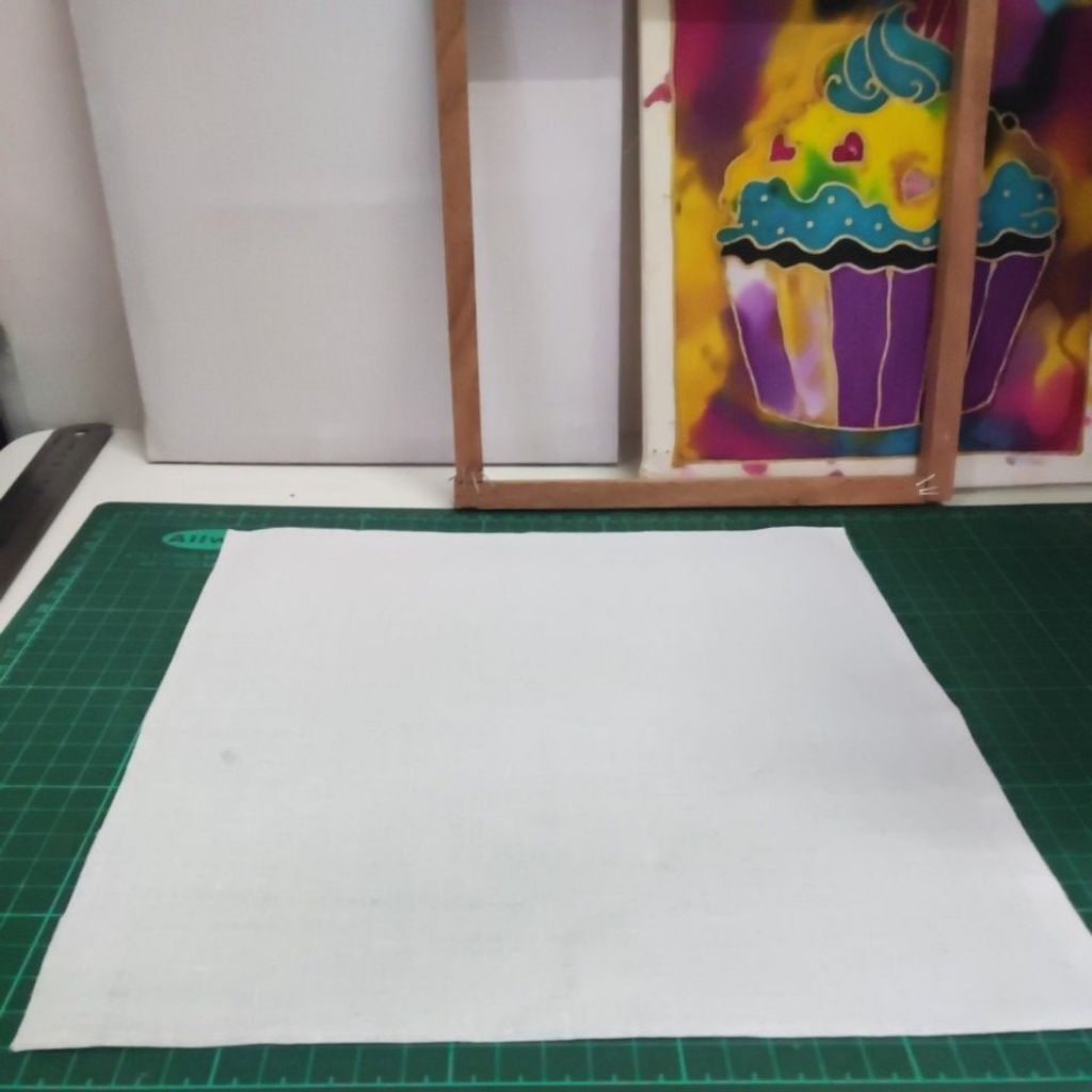 Batik Craft. Kain Cotton ready cut 25cm X 25cm kain lukis batik/kain ...