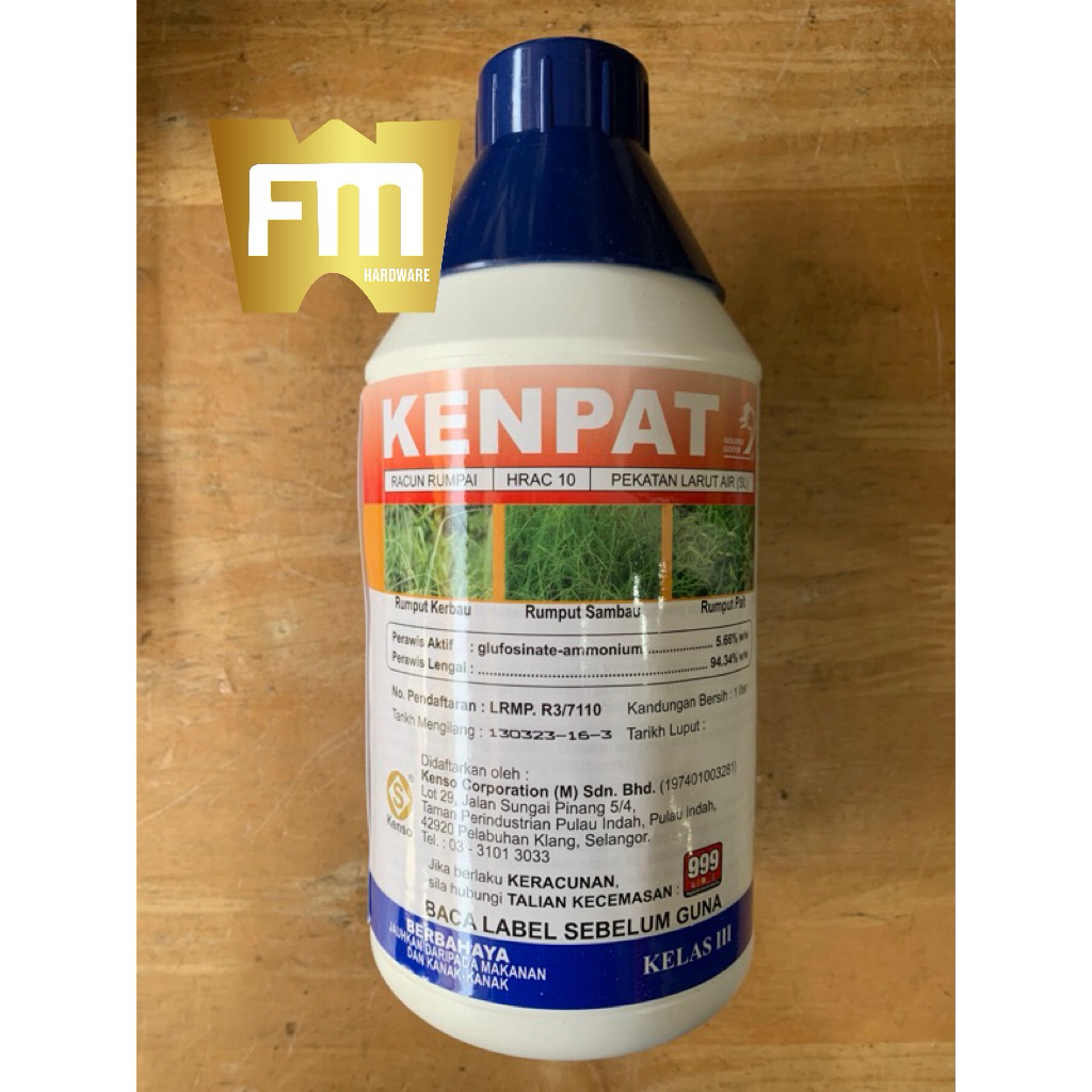 KENPAT / 1 LITER Racun Rumpai / Rumput Sambau + Kerbau + Pait ...