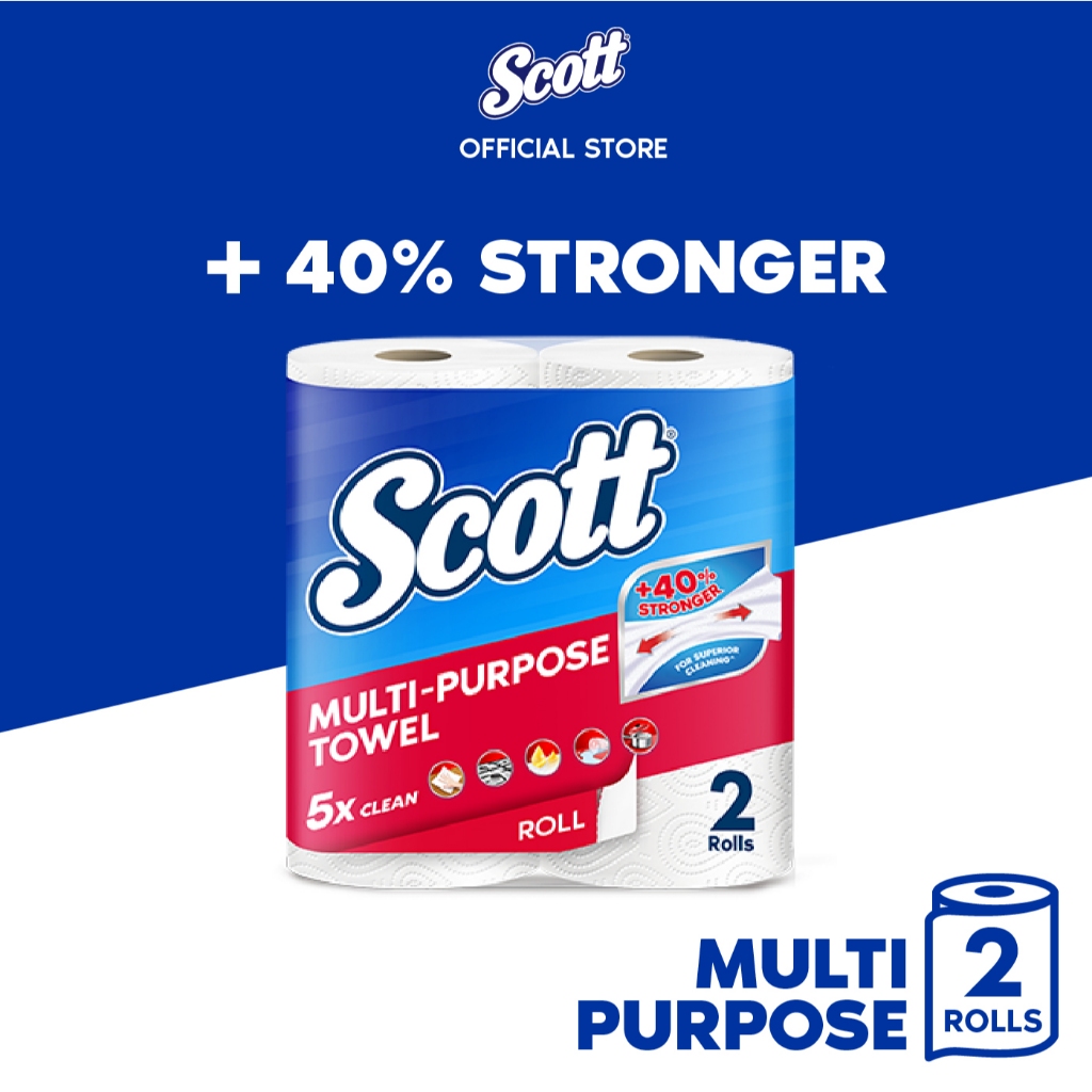 Scott Multi Purpose Kitchen Towel 2 rolls | Shopee Malaysia