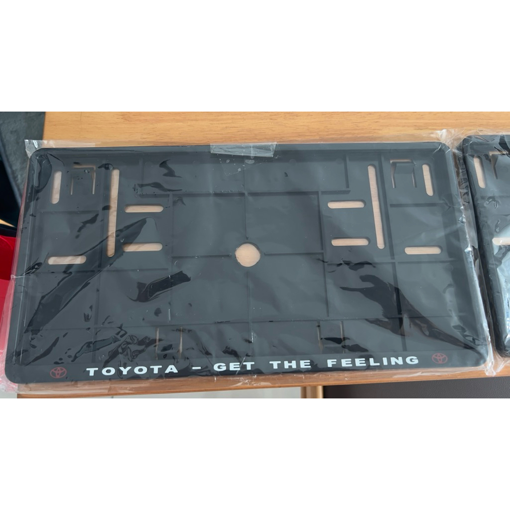 toyota car number plate cover square black | Shopee Malaysia