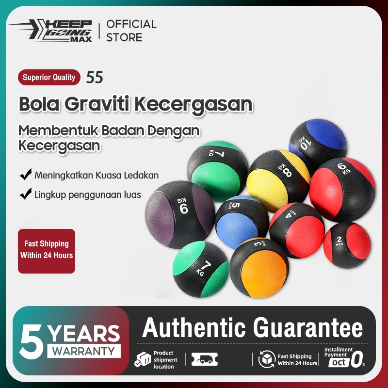Medicine Ball Bola Senaman Fitness Slam Ball Gym Equipment Med Ball ...