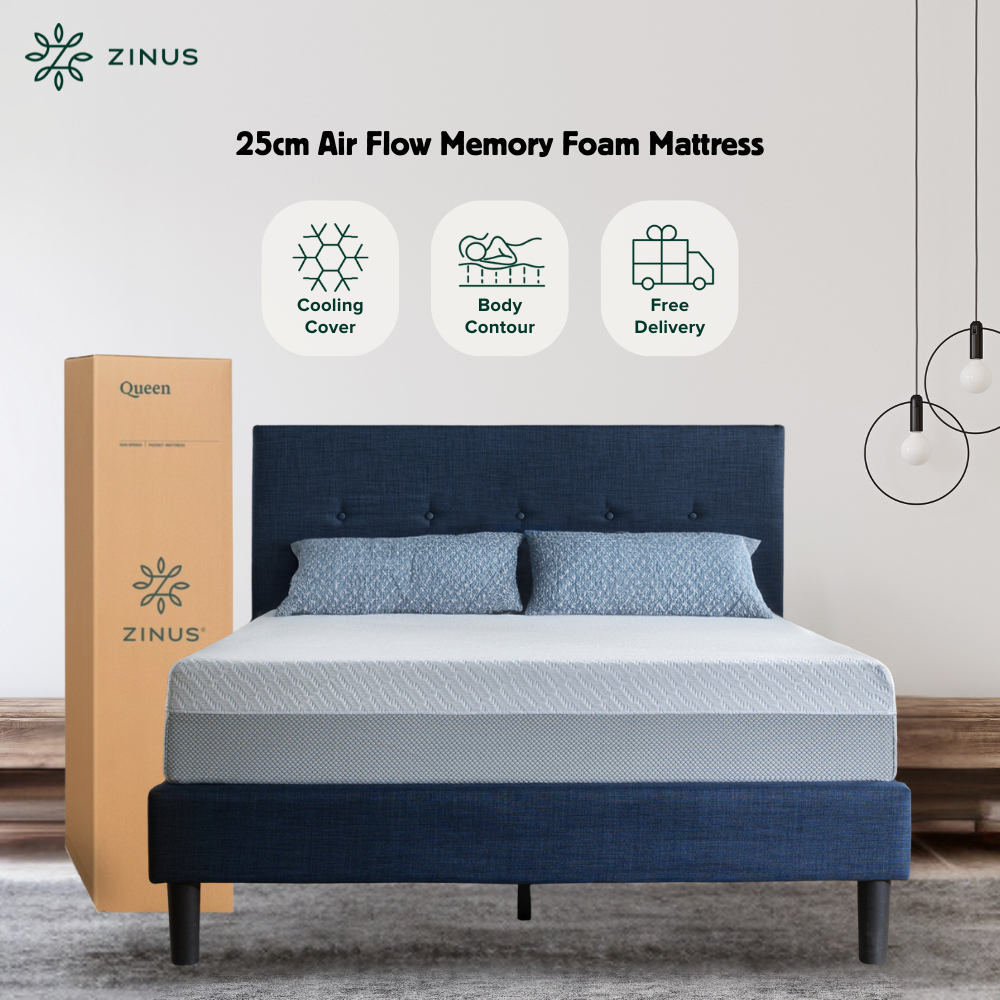 [FREE SHIPPING] Tilam Sejuk 25cm Cooling Air Flow Memory Foam Zero ...