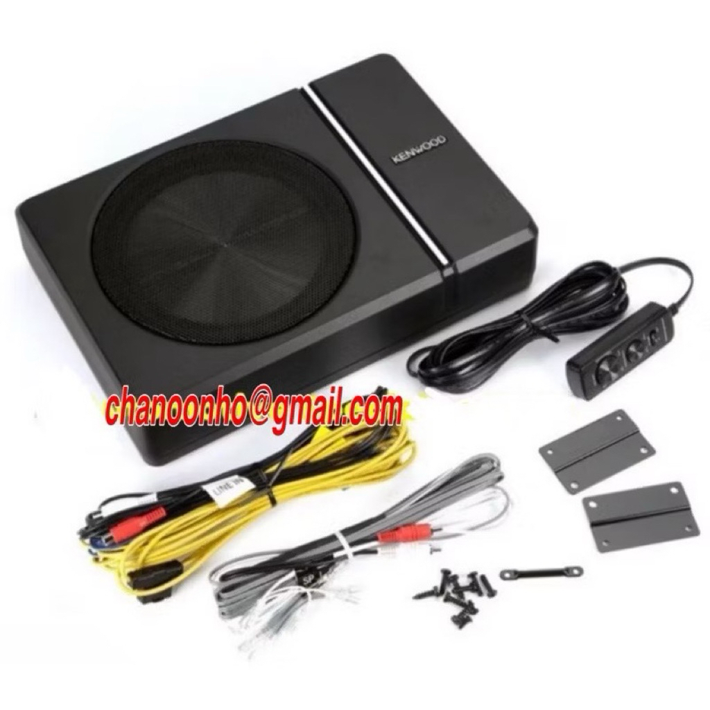 KENWOOD KSC-PSW8 UNDER SEAT SUBWOOFER REMOTE CONTROL WITH CABLE SOCKET ...