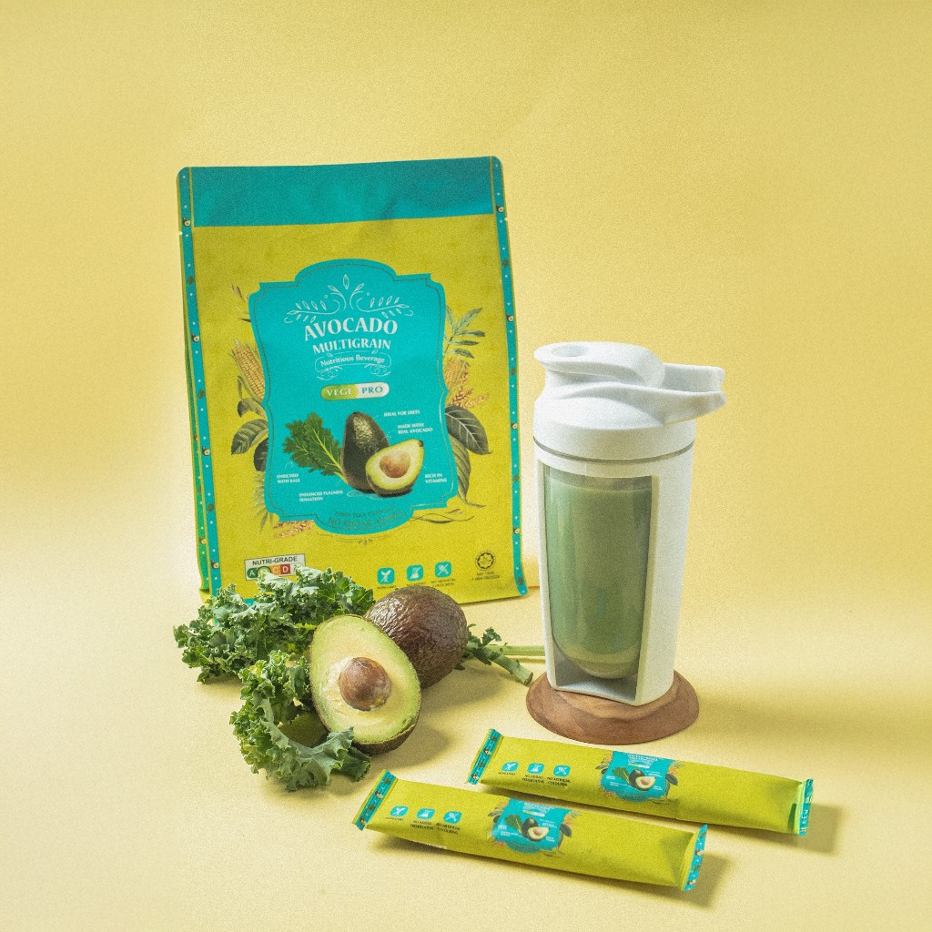 鳄梨营养谷粮 （蔬果升级版）| Herbal Farmer Avocado Vege Pro Multigrain Beverage ...