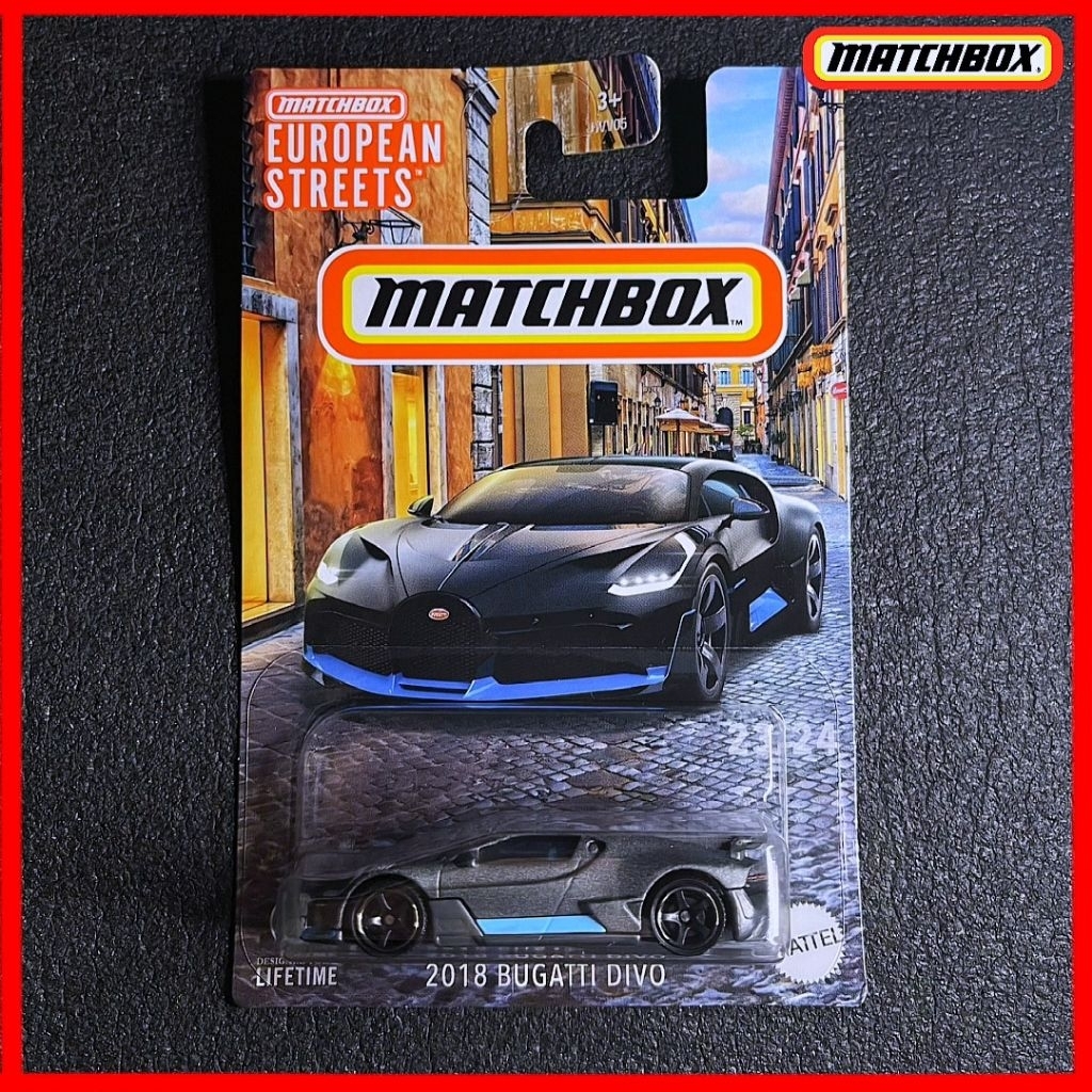 Matchbox Bugatti Divo 2018 European Streets 2024 Matchbox Bugati Super ...