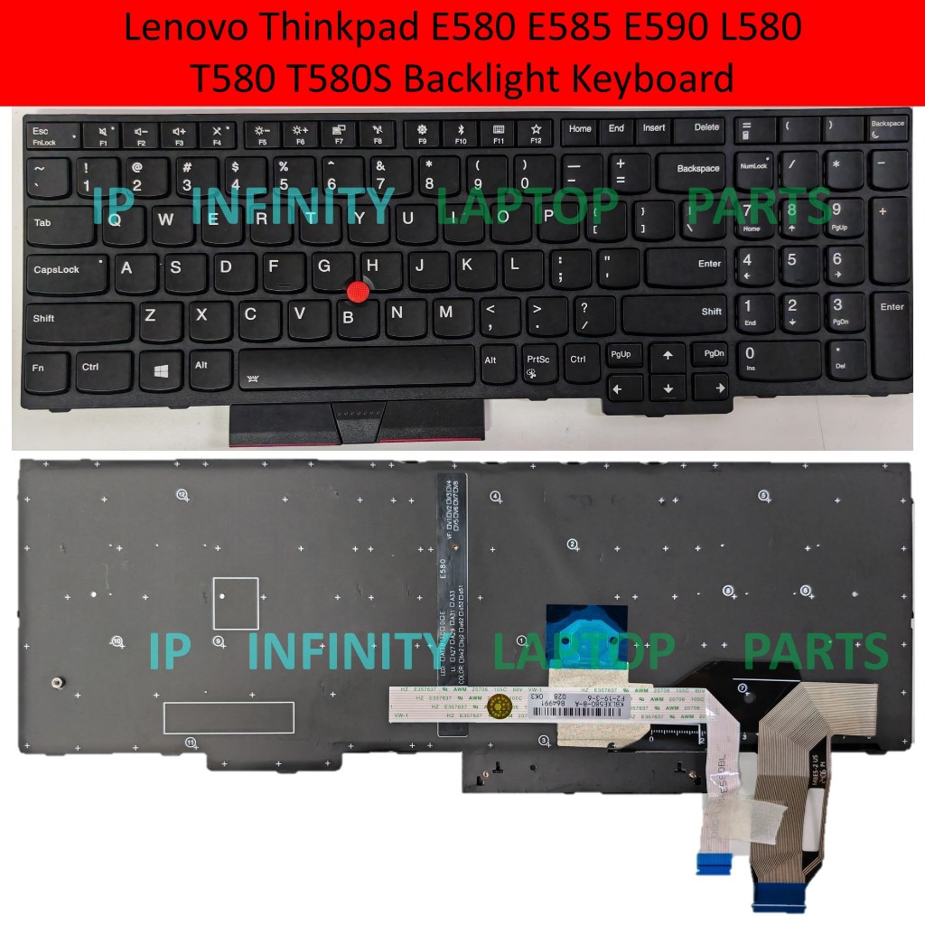 Lenovo Thinkpad E580 E585 E590 E595 L580 L590 T580S T590 P52 P53 P53s ...
