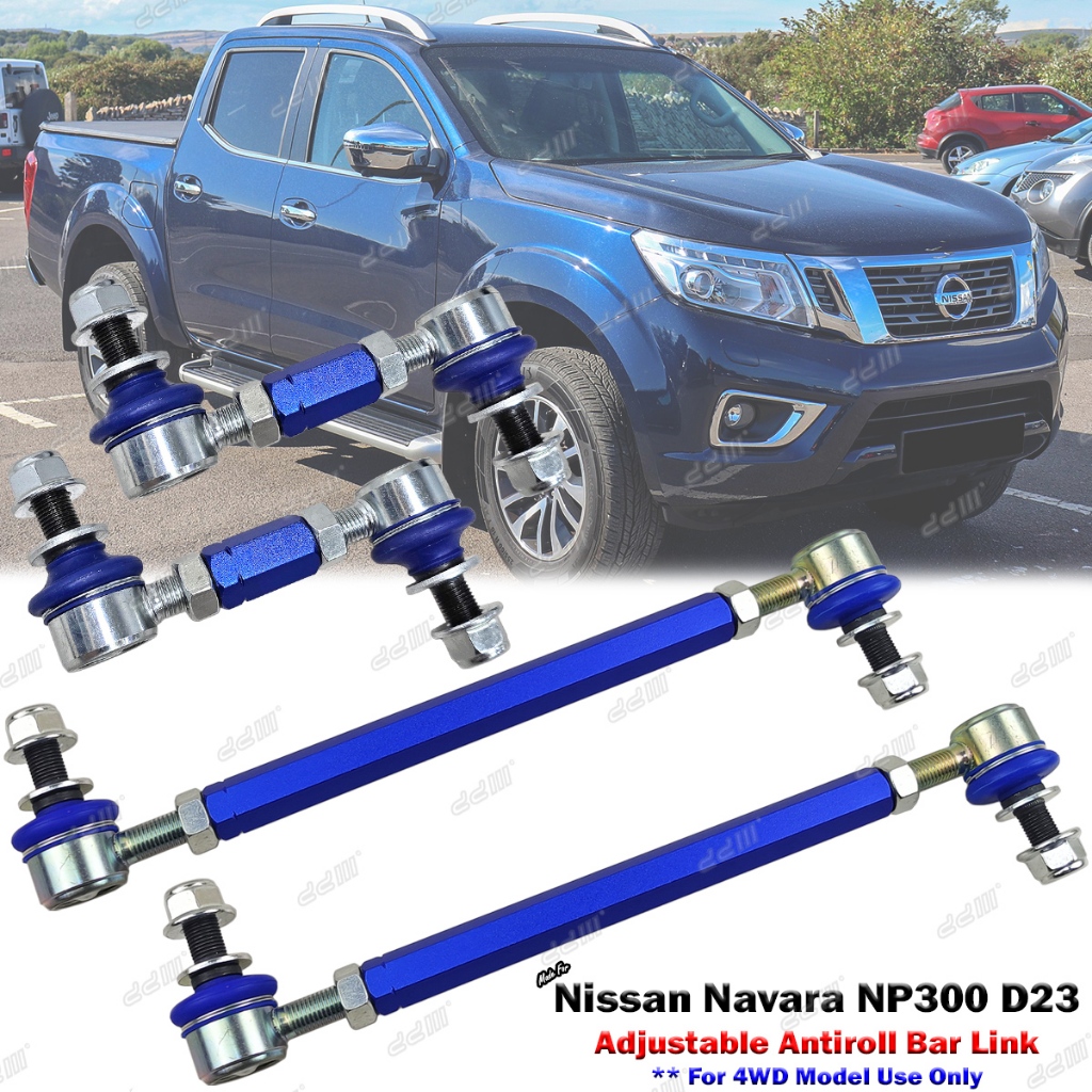 [READY STOCK] Adjustable Anti Roll Sway Bar Link Kits For Nissan Navara ...