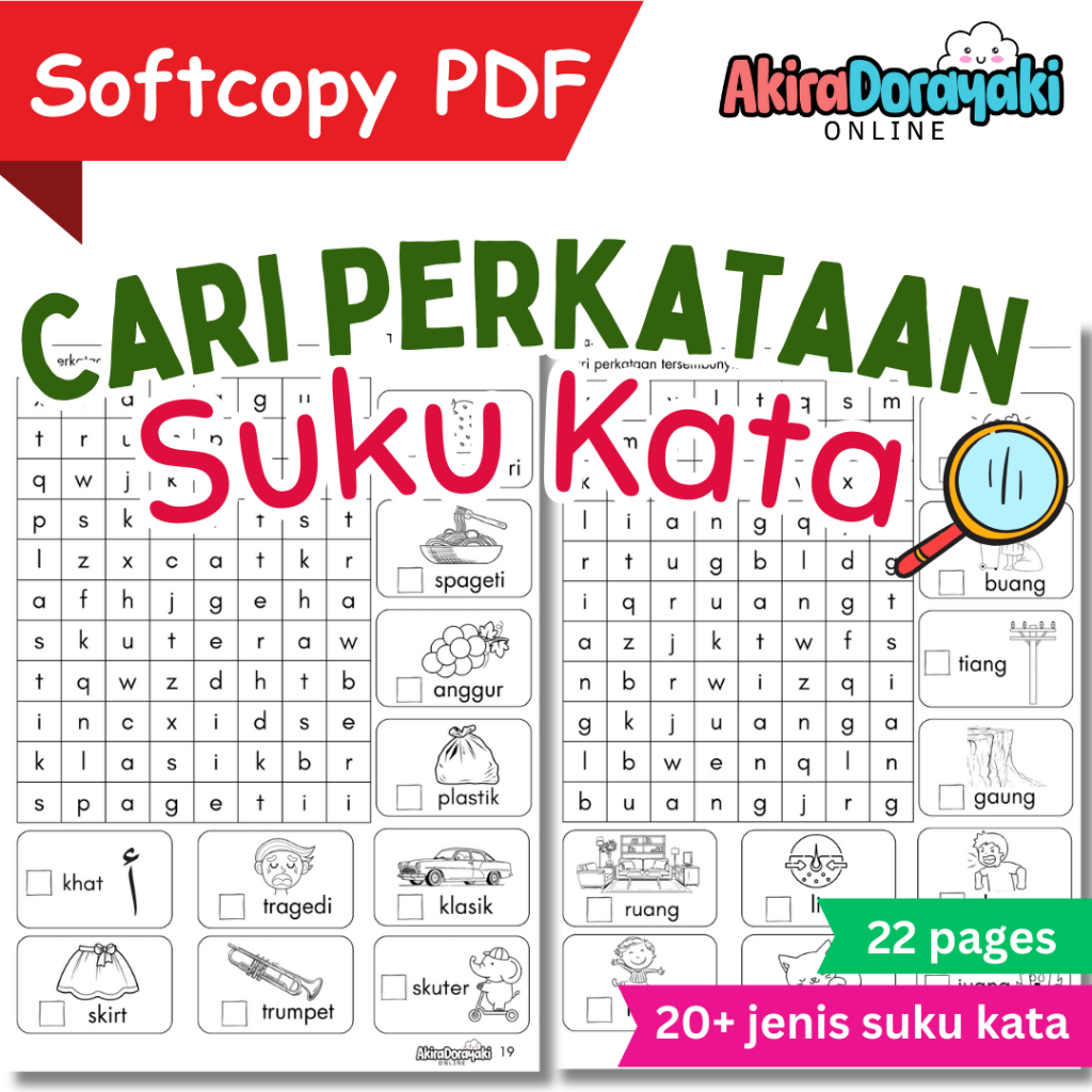 01 PDF [softcopy] Cari Perkataan Suku Kata Tersembunyi Bahasa Melayu ...