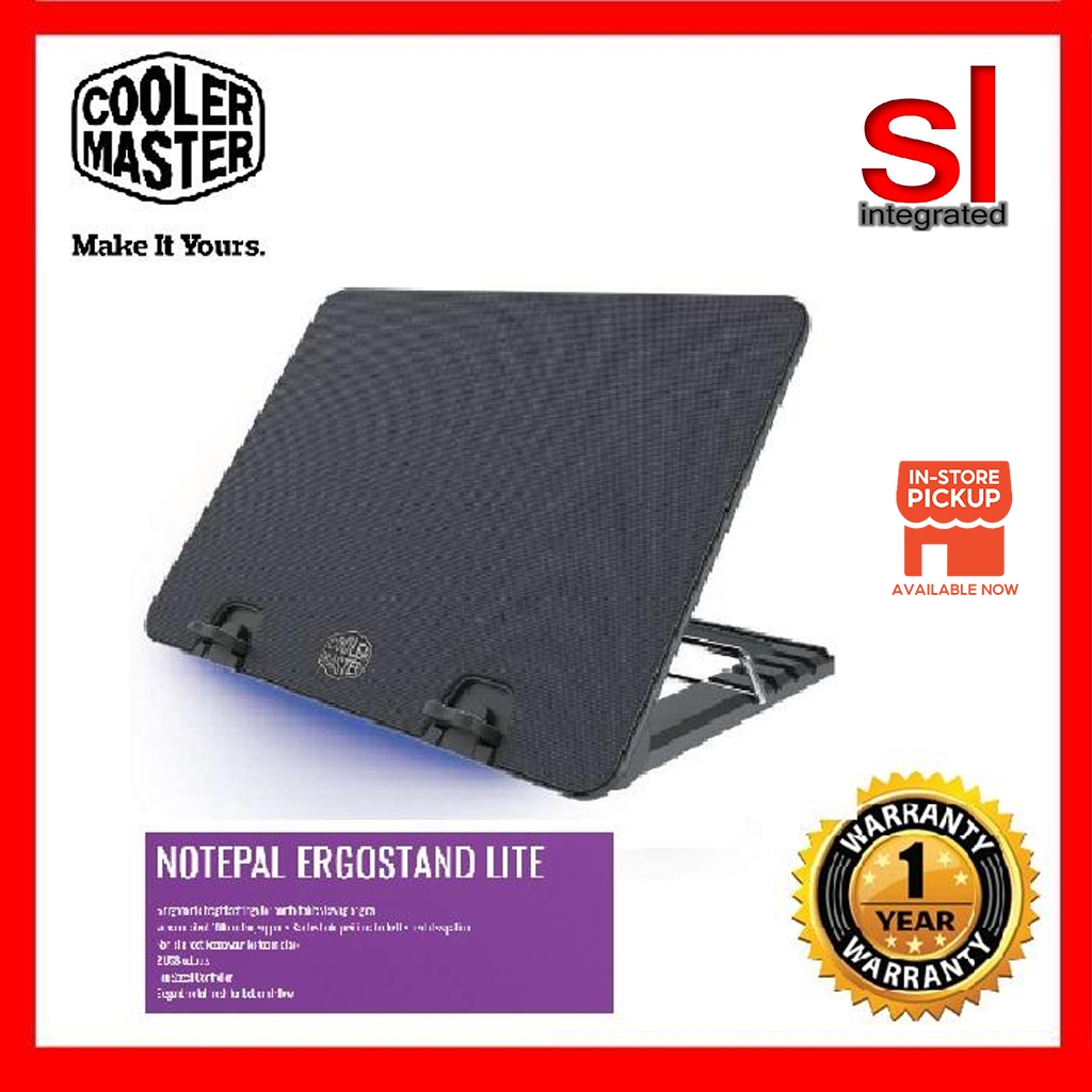 Cooler Master ErgoStand IV '17' Inch 140mm Fan Ergonomic Notebook ...