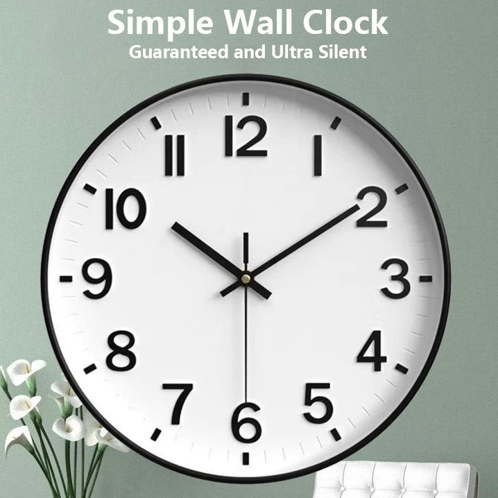 NEW Product Japan Quartz Movement 30cm Modern Silent Jam Dinding Wall ...