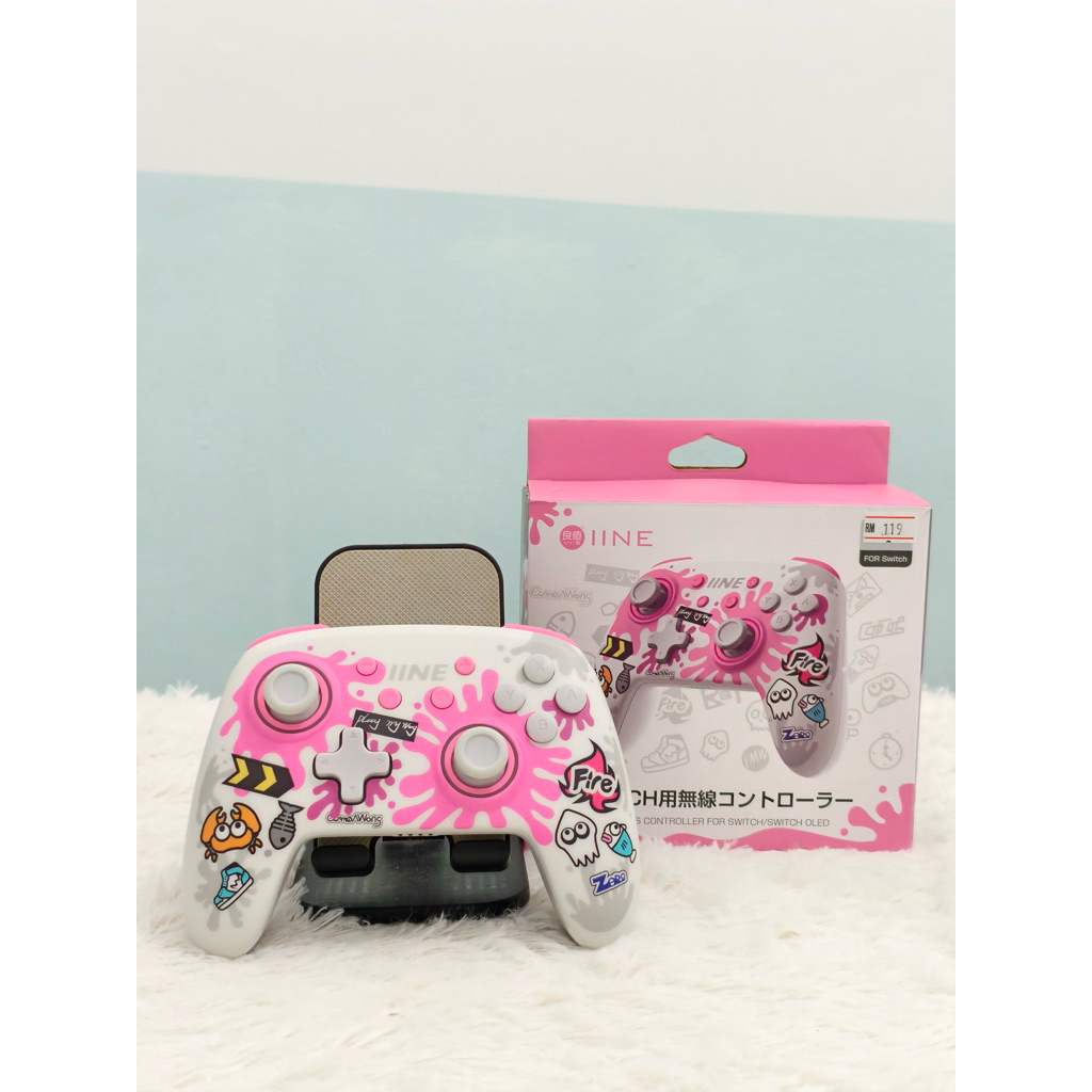 IINE Pro Controller Splatoon Edition for Nintendo Switch（USED） | Shopee ...