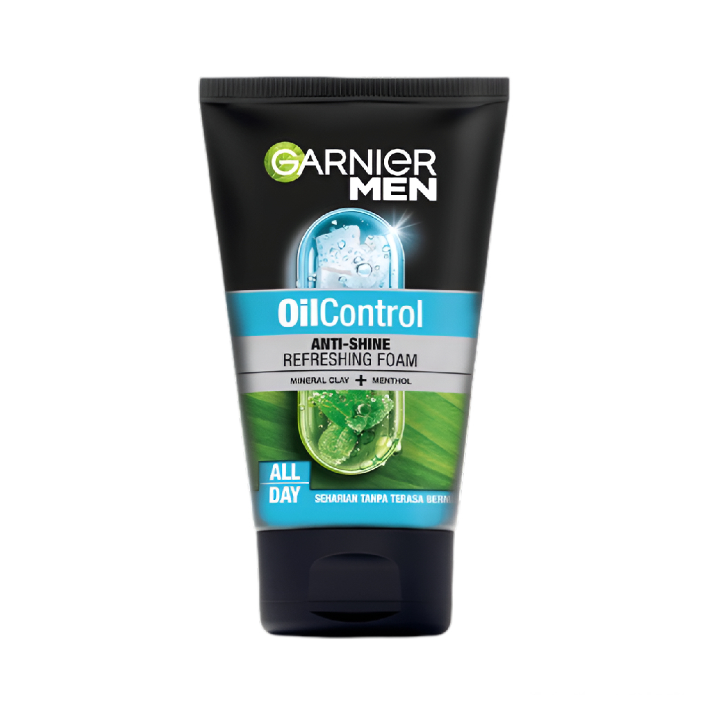 Garnier Men Oil Control Anti-Shine Refreshing Foam (50ml) | Shopee Malaysia