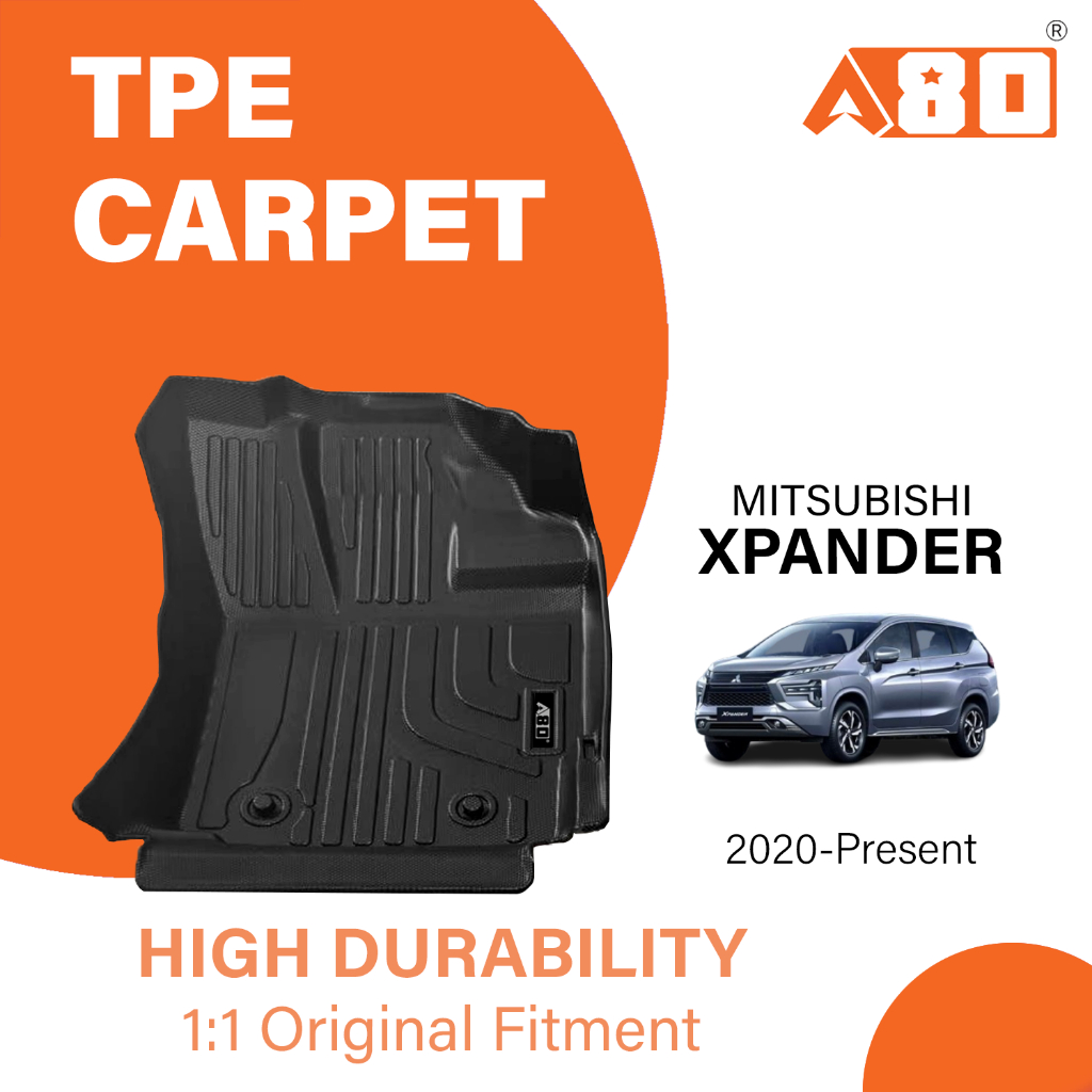 A80 TPE Car Mat Carpet Karpet Kereta Mitsubishi Xpander (2020-Present ...