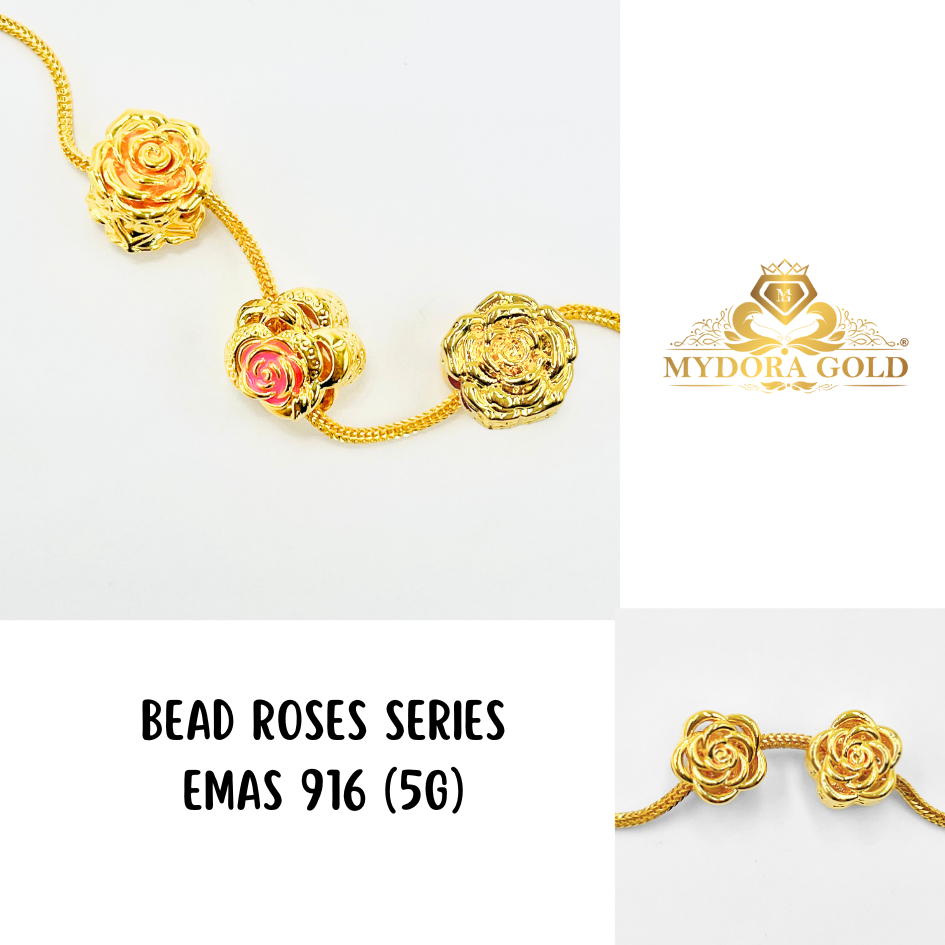 MYDORA Bead Roses Series (5G) l EMAS 916/22K | Shopee Malaysia