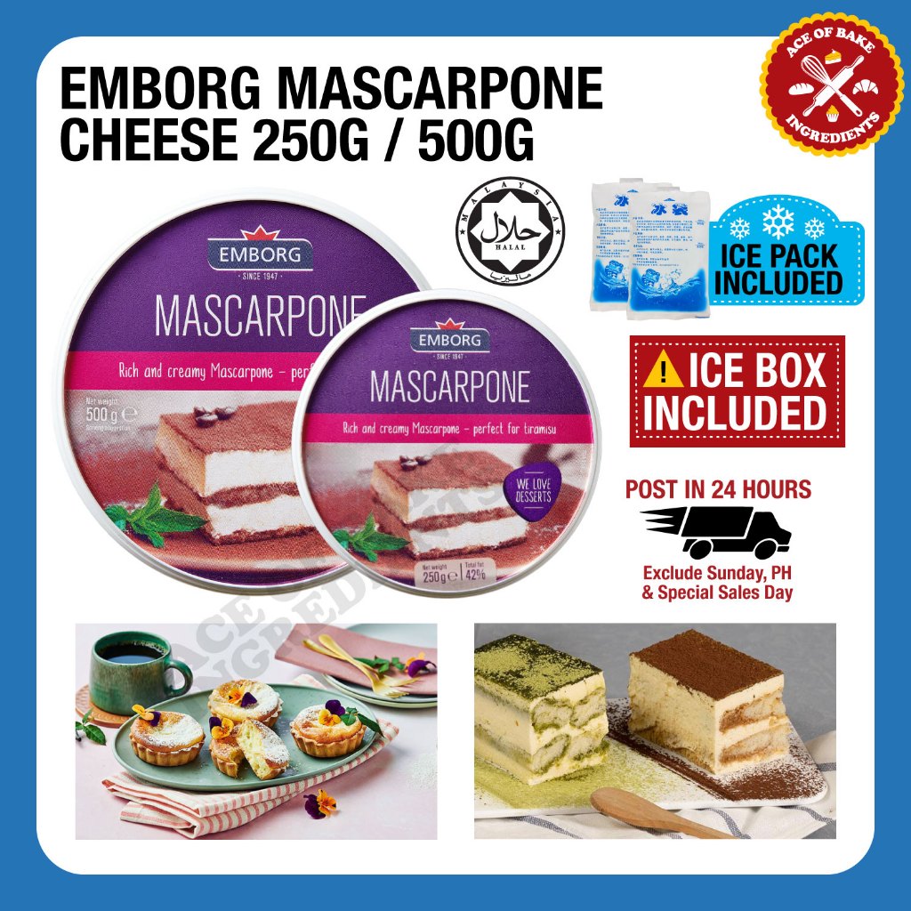 Emborg Mascarpone Cheese 250g / 500g | Shopee Malaysia