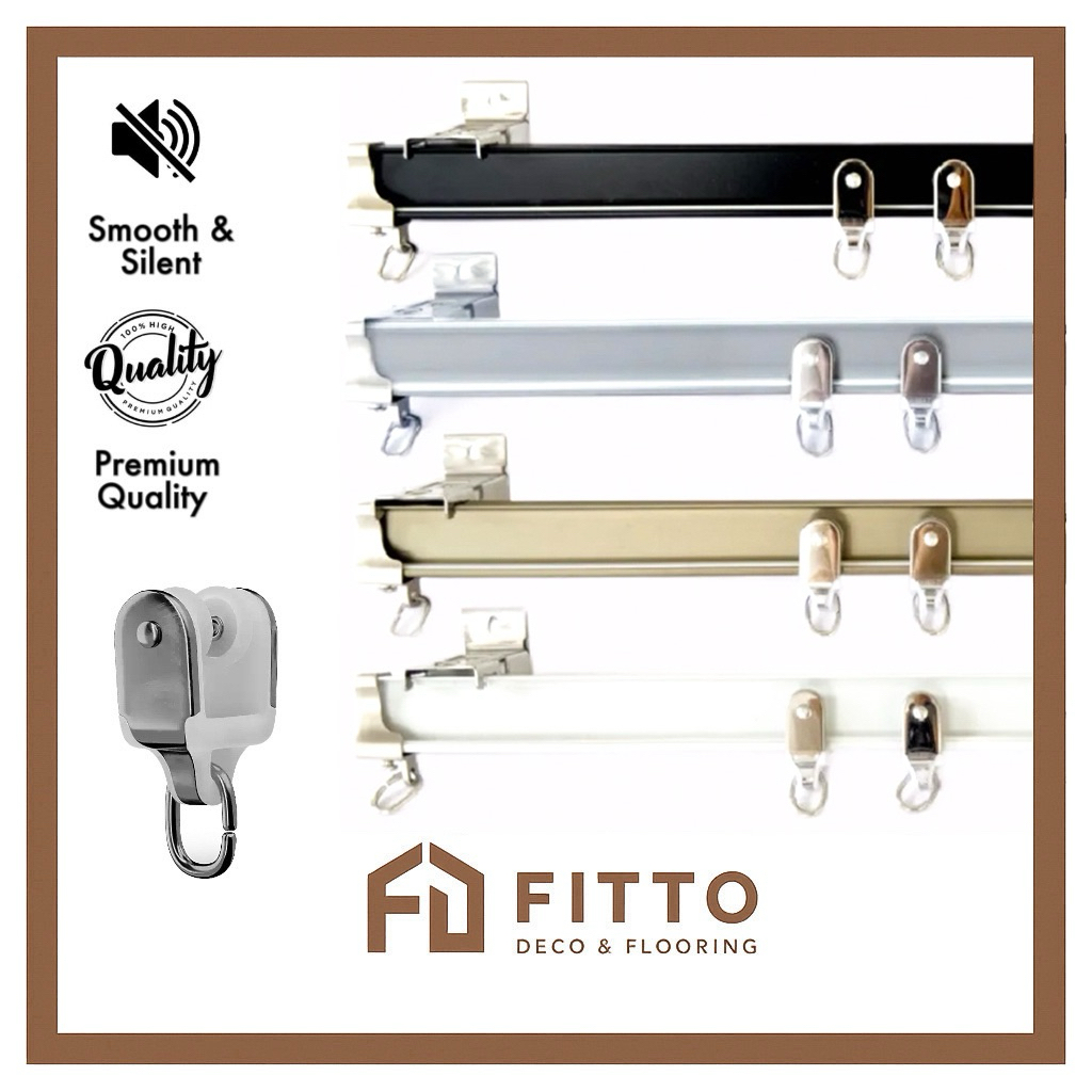[FITTO] SILENT DOSO SINGLE CURVE TRACK WITH NANO TECHNOLOGY ALUMINIUM ...