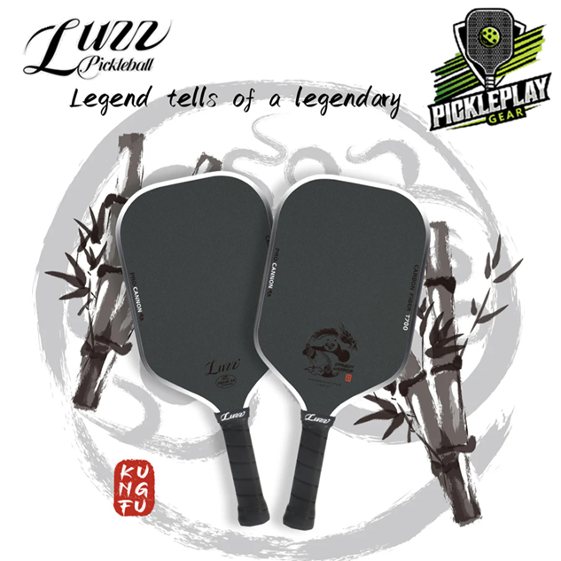 Luzz Pickleball Kung Fu Panda Cannon Paddle T700 Carbon Friction ...