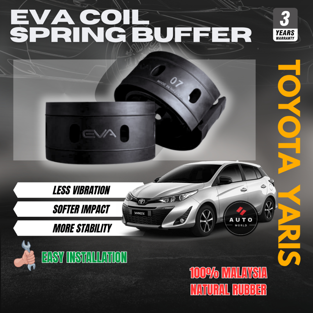 EVA Coil Spring Buffer TOYOTA YARIS 2019~ Cushion Buffer Spring Rubber ...