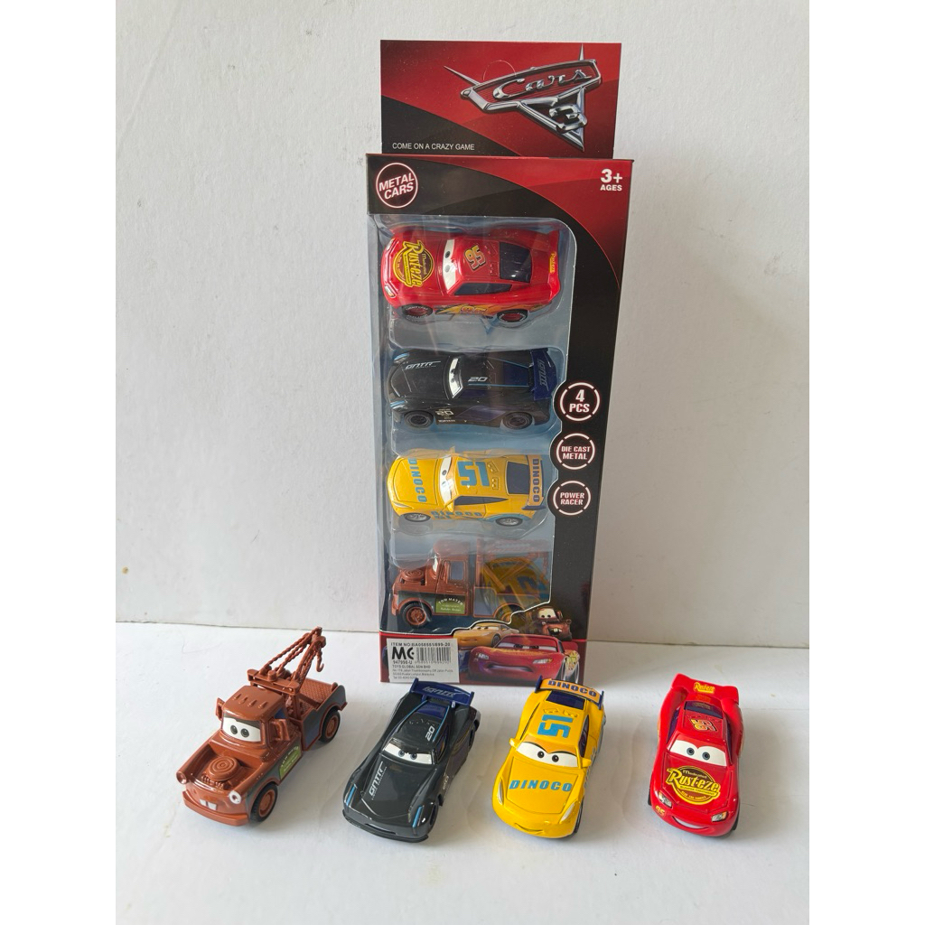 Push and Go Die-Cast Metal Car -4 Design Playset | Shopee Malaysia