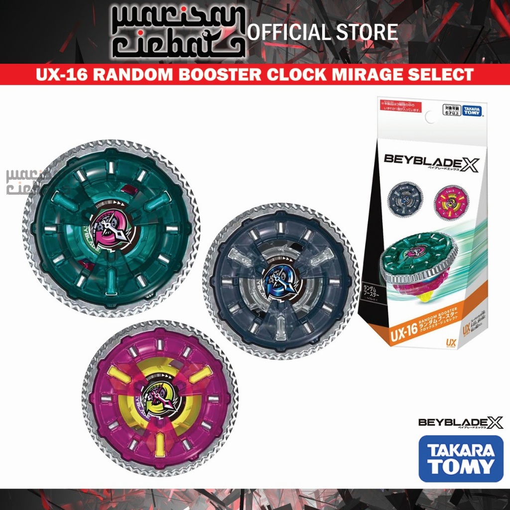 Takara Tomy Beyblade X UX-16 Random Booster Clock Mirage Select ...