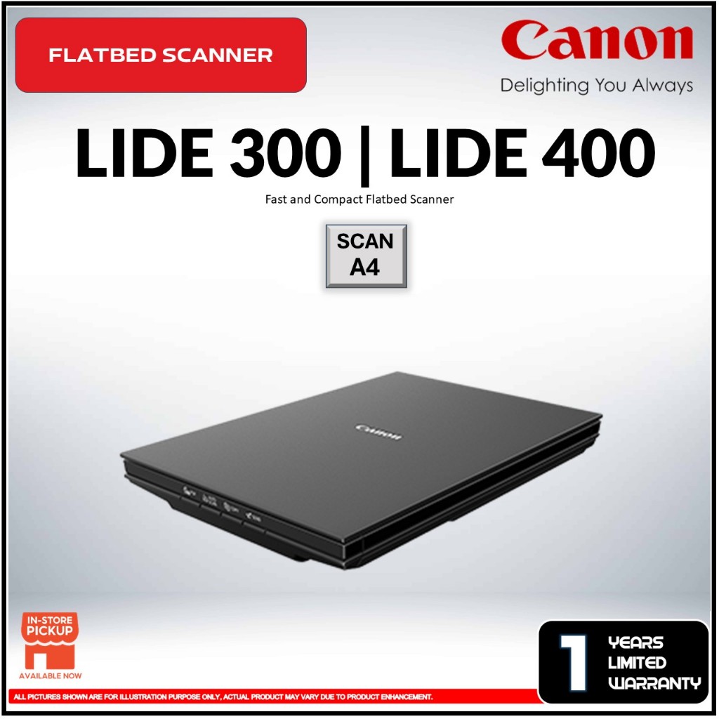 Canon LiDE 300 400 – Compact High-Resolution Flatbed Scanner | Shopee ...
