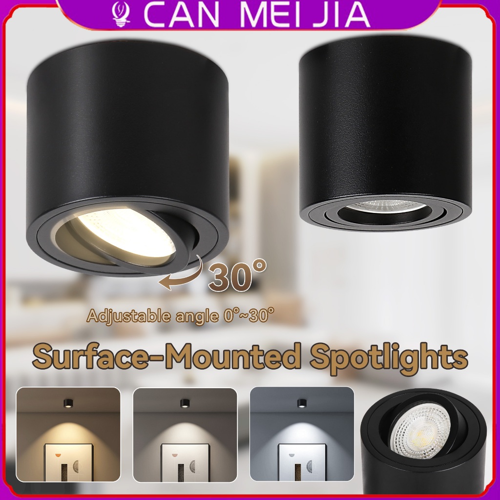 CANMEIJIA LED Downlight Spotlight GU10 Adjustable Angle Replaceable ...