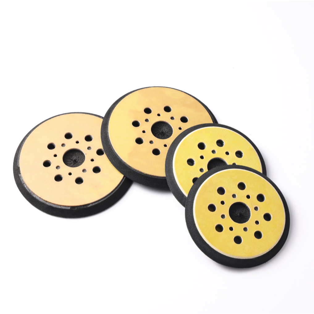 5-Inch 8-Hole Electric Metal Polishing Disc Self-Adhesive Back Velvet ...