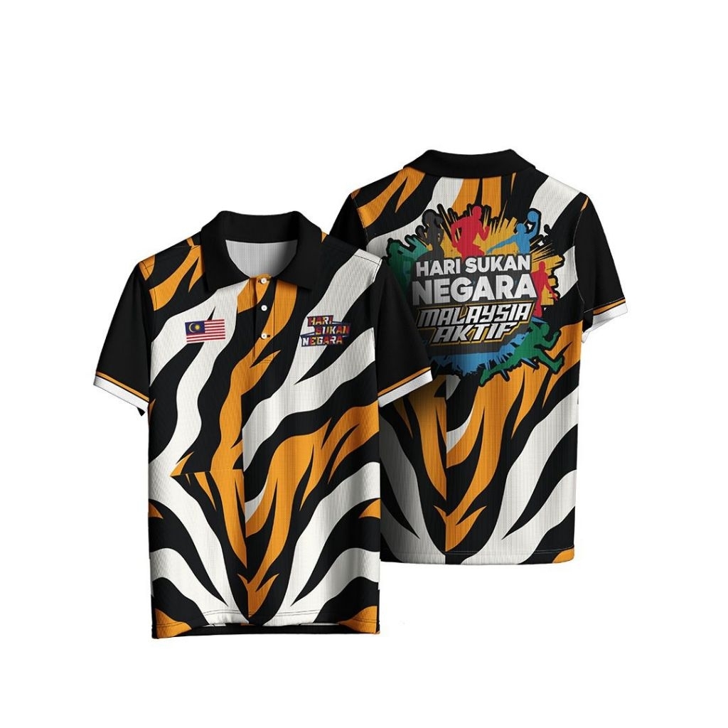 READY STOCK Hari Sukan Negara T-shirt Full Sublimation | Shopee Malaysia