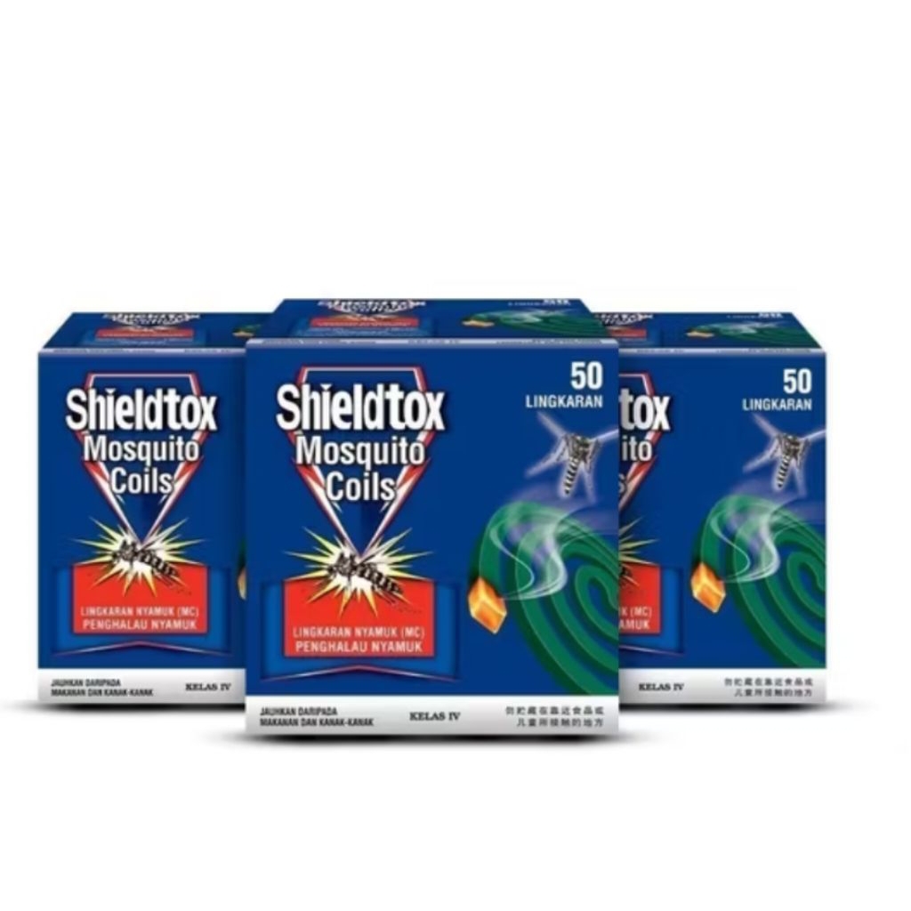 Shieldtox 8 Hours Mosquito Coils 50 pcs | Shopee Malaysia