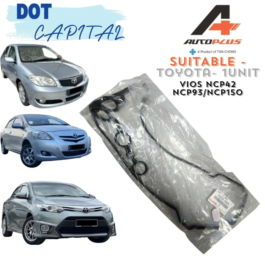 TOYOTA VIOS NCP42 / NCP93 / NCP150 VALVE COVER GASKET #11213-21011 ...