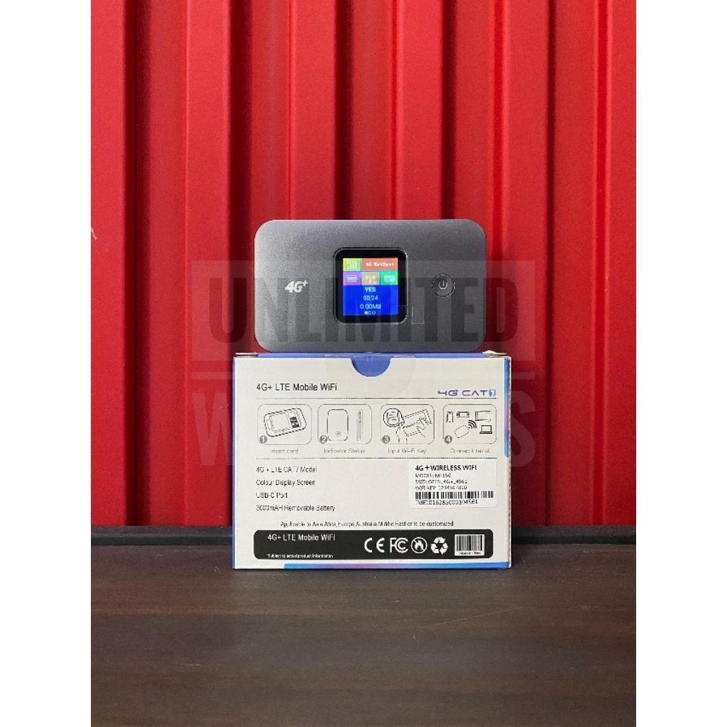 (4G+ Mifi) Gten MF550 WiFi-6 SDX55 High Power 3000mah Capacity Battery ...