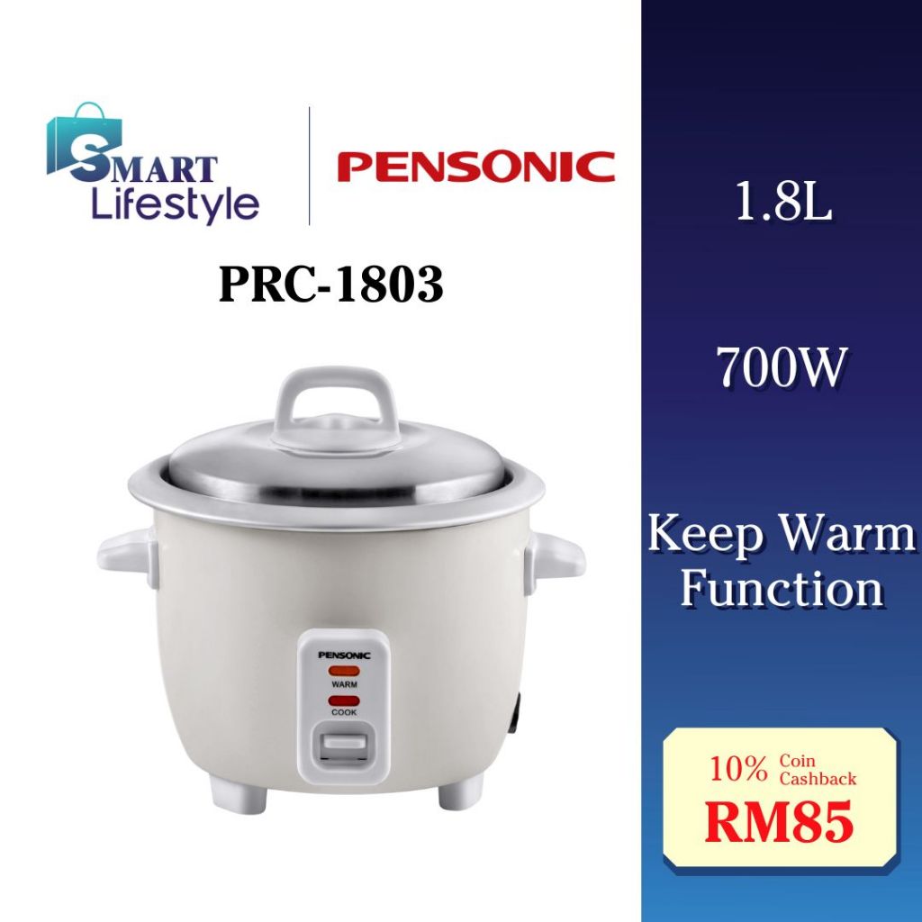 Pensonic 1.8L Conventional Rice Cooker PRC-1803 | Shopee Malaysia