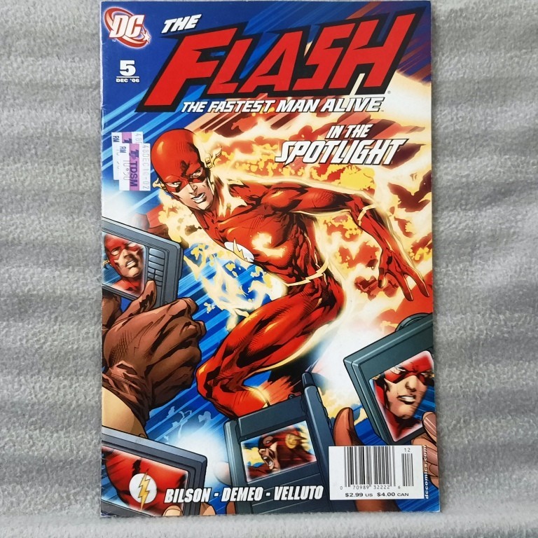 Flash: Fastest Man Alive #5 (DC Comics) Danny Bilson, Ron Adrian ...
