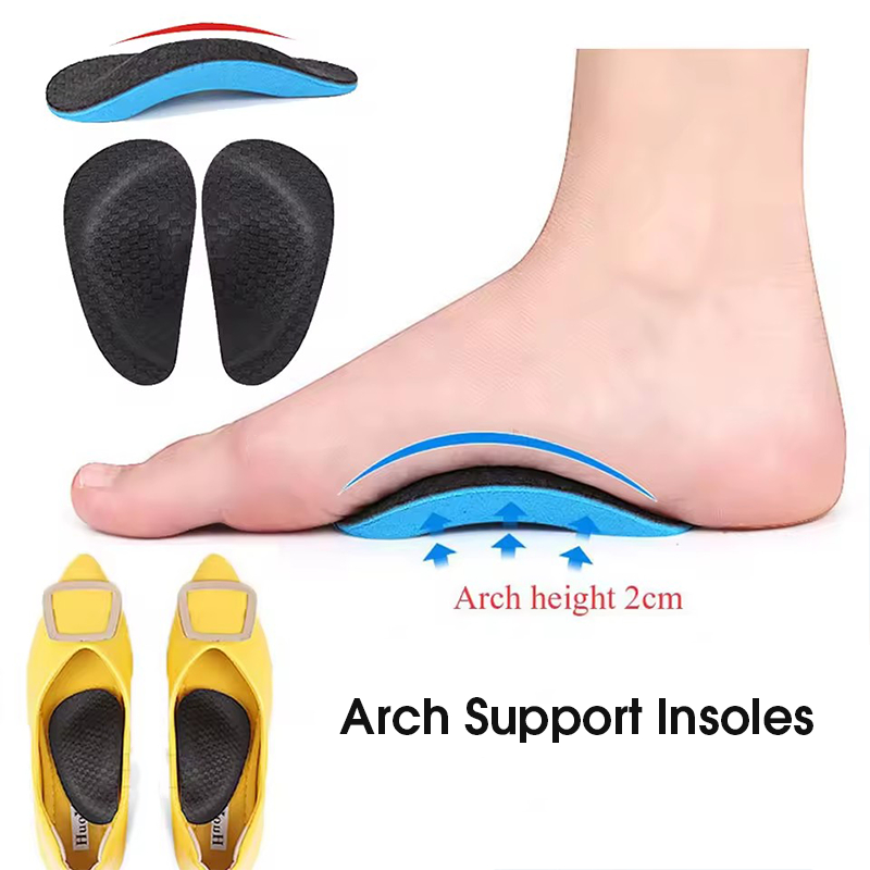 1Pair Arch Support Insoles Orthotic Insole Flat Feet Health Foot Shoe ...