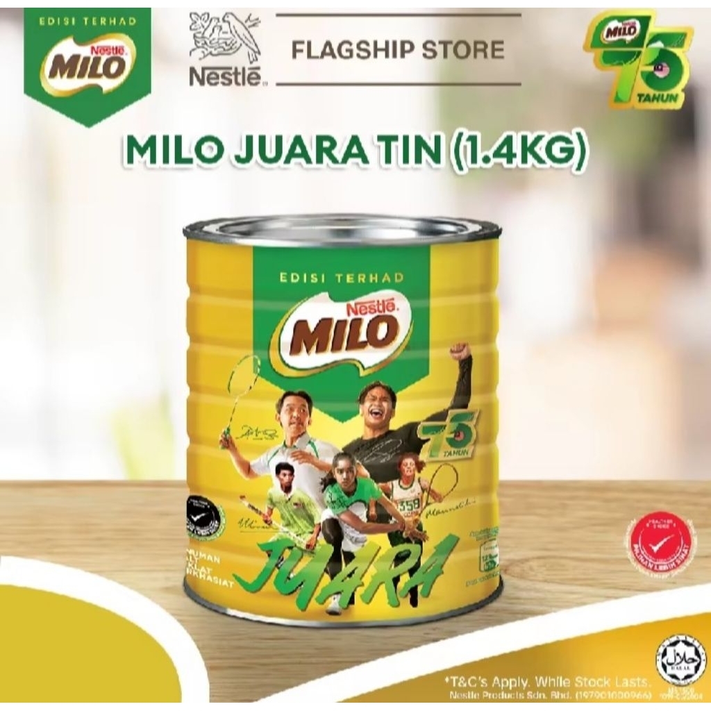 Nestle Milo Chocolate Malt Powder Juara Tin 1.4kg Expired Mar2027 ...