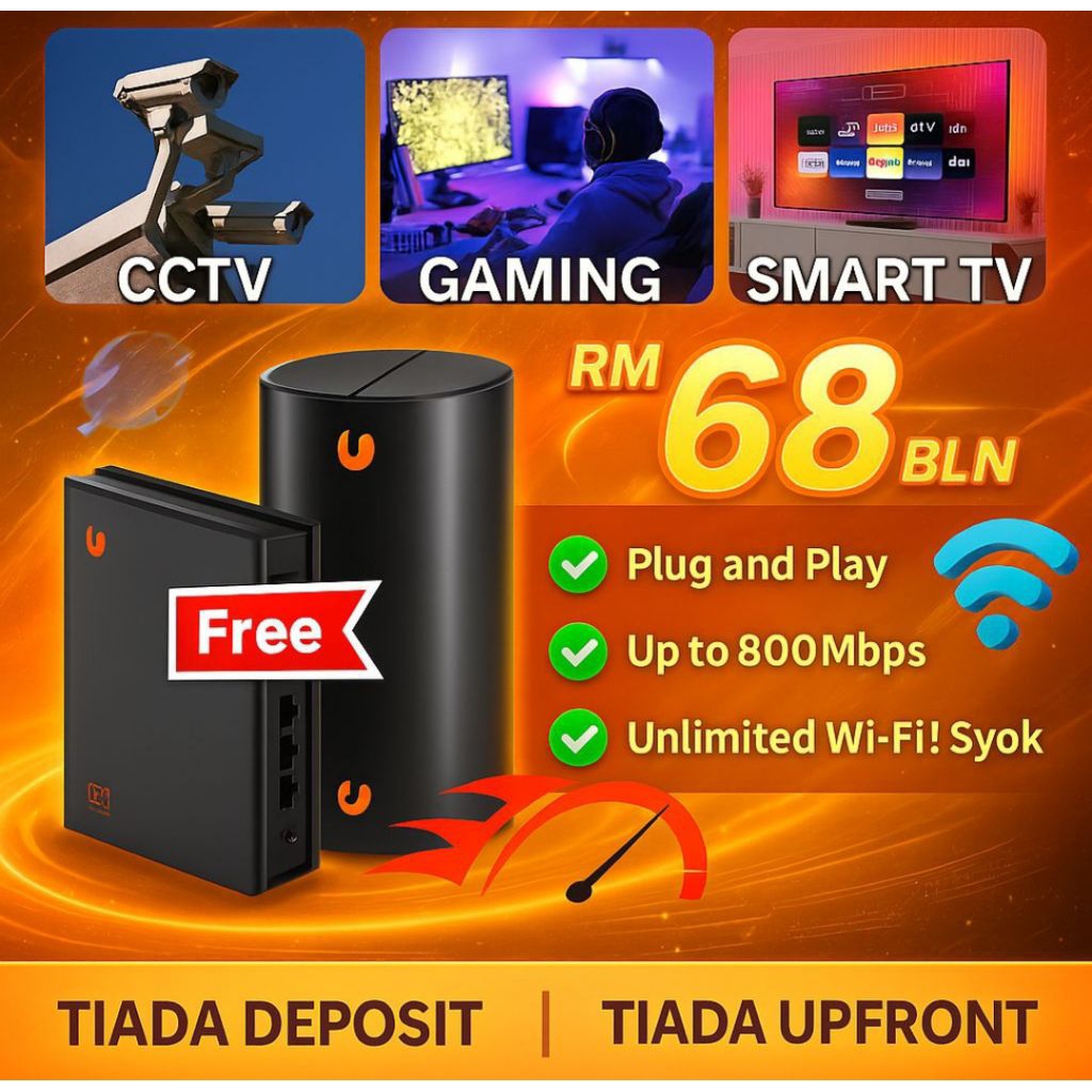 UMOBILE' U HOME 5G (PLAN + 5G ROUTER) RM68/MTH | Shopee Malaysia