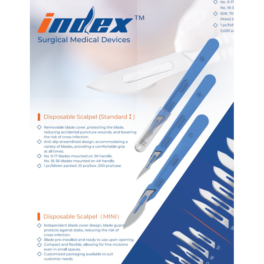 Stitch Cutter Blade / Disposable Scalpel Sterile, 15/100's | Shopee ...