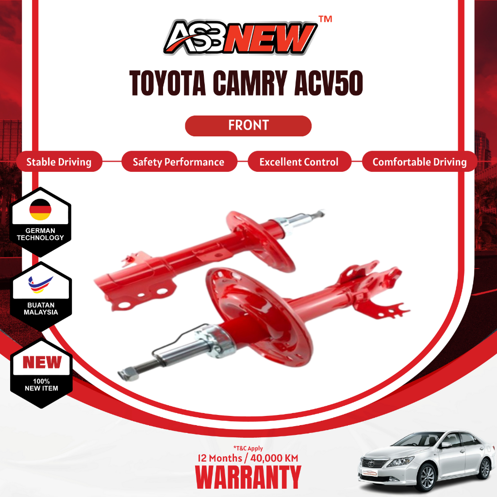 ASBNEW Shock Absorber Heavy Duty for Toyota Camry ACV50 12-17Y | Shopee ...