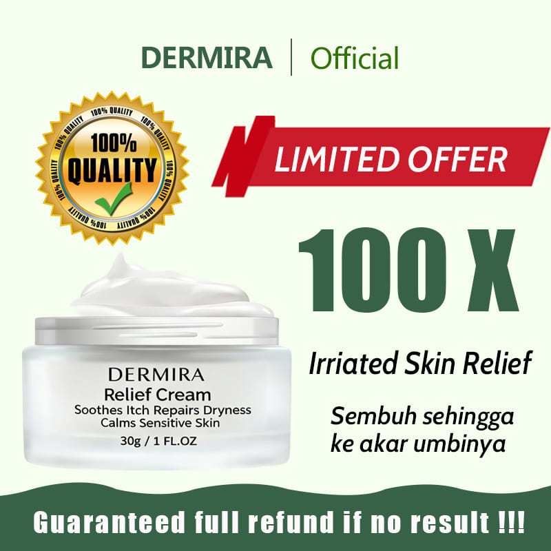 DERMIRA Relief Cream Intensive Anti-Itch Cream Eczema Psoriasis ...