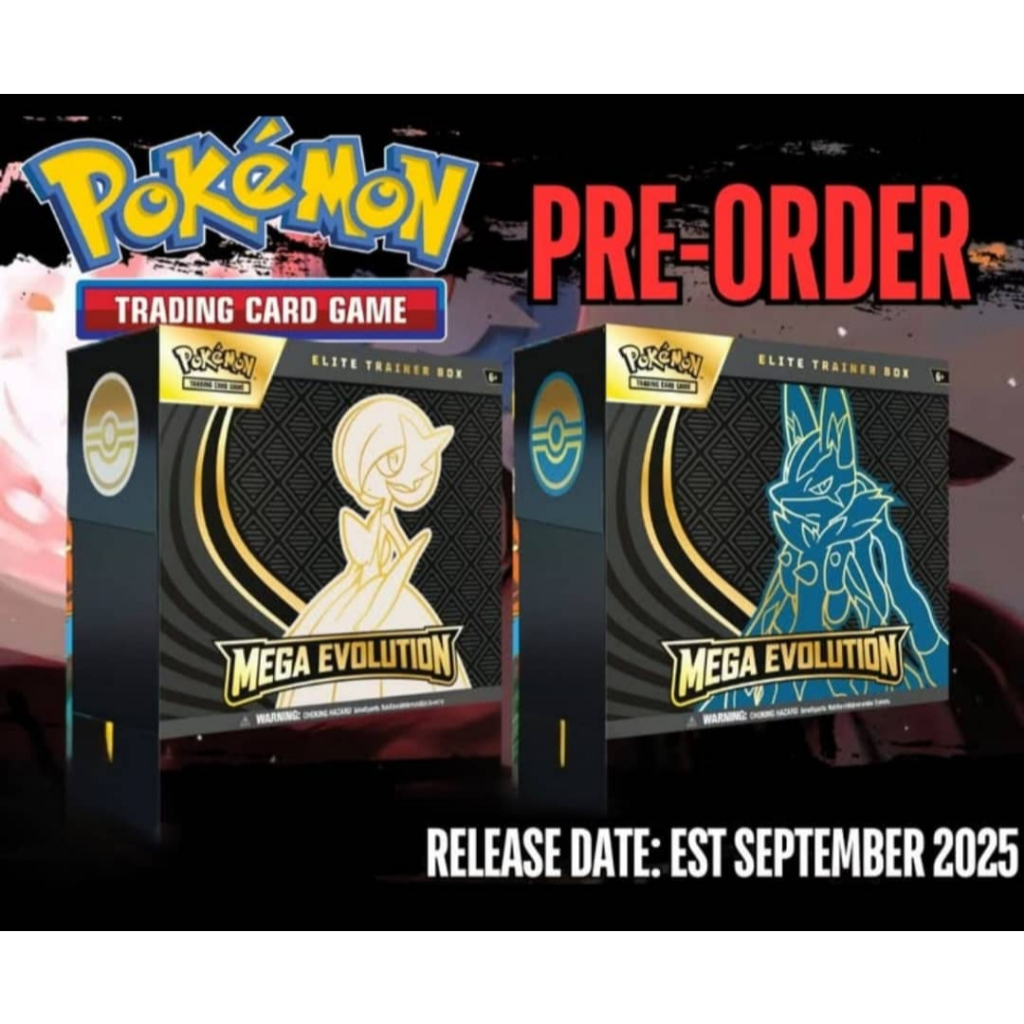Pokemon TCG MEGA Evolution ETB combo (stock confirmed) | Shopee Malaysia